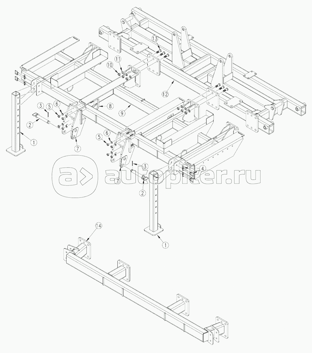 2 Point Hitch NP4000-1630 — купить, цены в интернет-магазине Автопитер